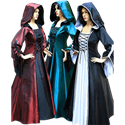 Womens Medieval Cloaks, Renaissance Capes, Historic Reenactment Outerwear, and Womens Hooded ...