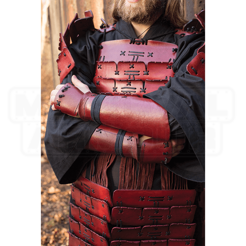 Leather Samurai Bracers - MCI-2168-1 by Medieval Armour, Leather Armour ...