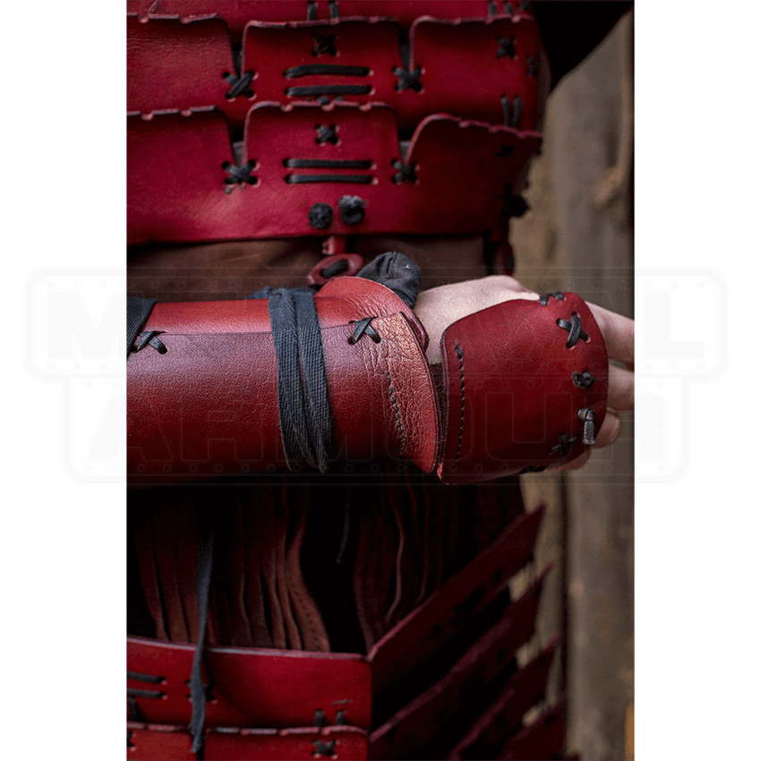 Leather Samurai Bracers - MCI-2168-1 by Medieval Armour, Leather Armour ...