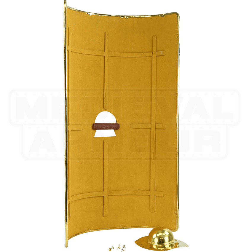 Blank Roman Scutum Shield - AH-3853NP by Medieval Armour, Leather ...