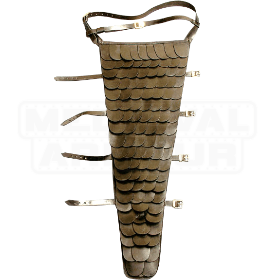 Gladiator Scaled Leather Arm Guard - AH-6234L by Medieval Armour ...