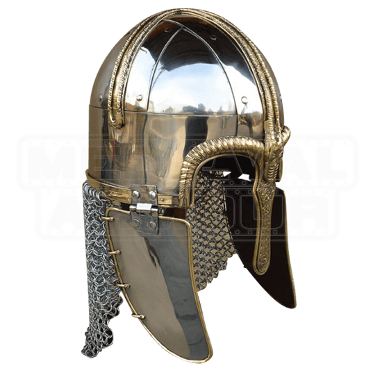 Deluxe Coppergate Helm - AH-6730 by Medieval Armour, Leather Armour ...