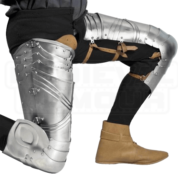 German Full Leg Armour - MH-A0902 by Medieval Armour, Leather Armour ...