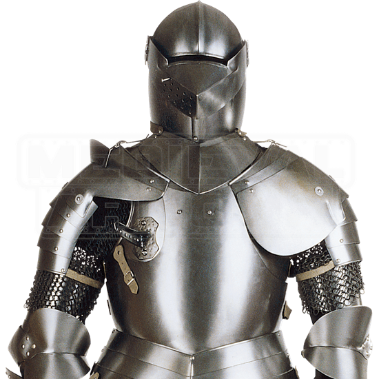 Men At Arms Full Suit of Armor - ME-0025 by Medieval Armour, Leather ...