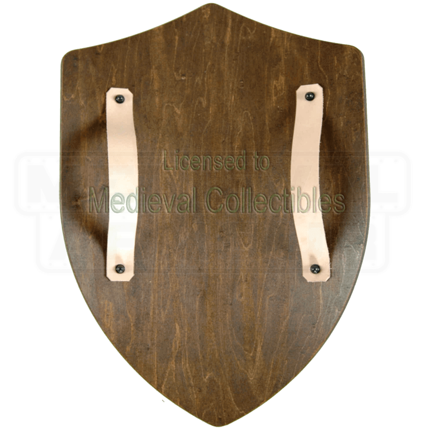 Dark Finished Wooden Battle Shield - S147 by Medieval Armour, Leather ...