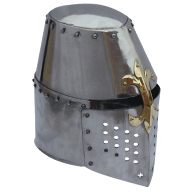 Medieval Sporting Great Helm - AH-6921 by Medieval Armour, Leather ...