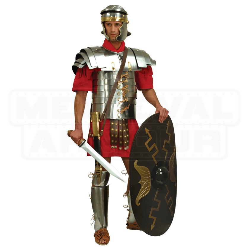 Roman Steel Greaves - 300010 by Medieval Armour, Leather Armour, Steel ...