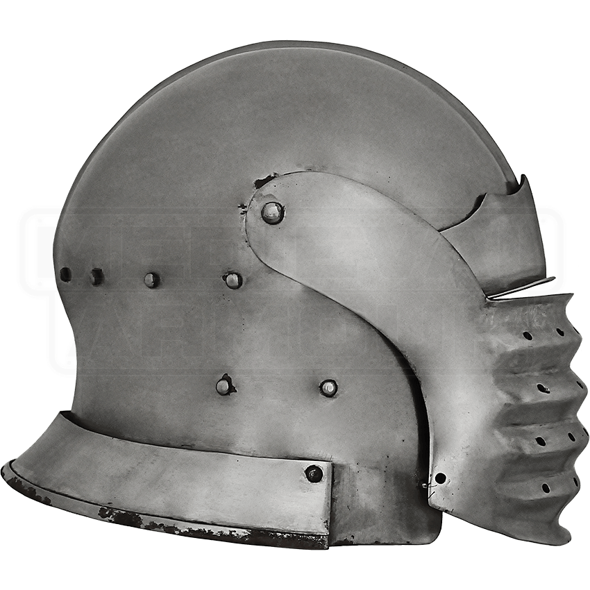 Bellows Face Sallet Helmet - AB0343 by Medieval Armour, Leather Armour ...