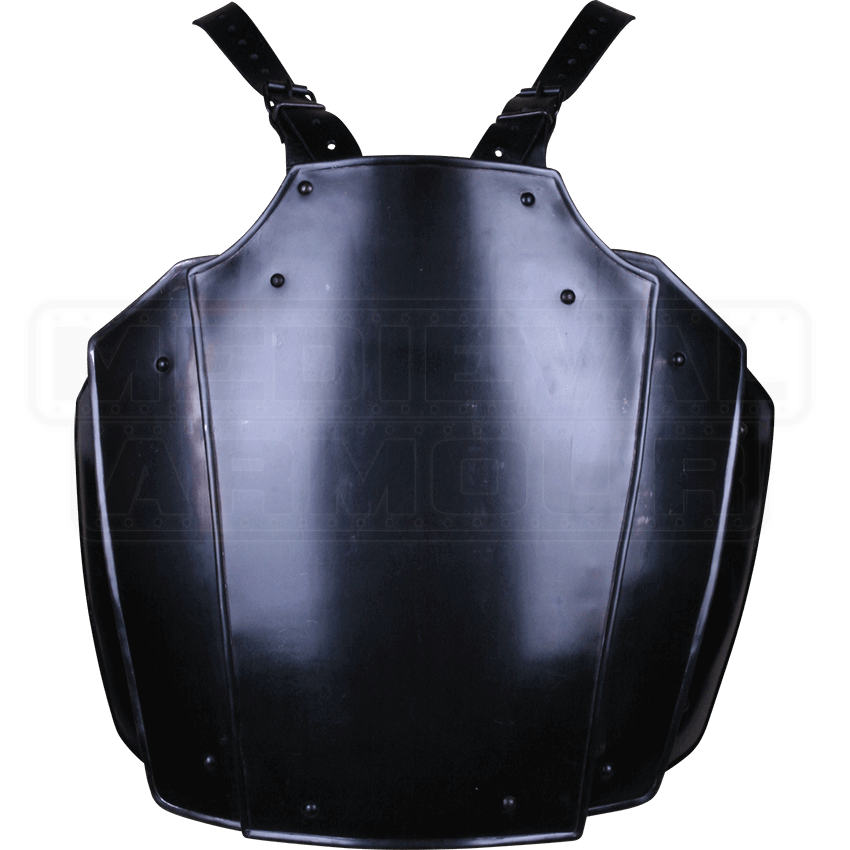 Blackened Adam Breastplate - MY100033 by Medieval Armour, Leather ...