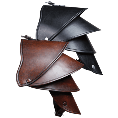 Leather Pauldrons, Leather Spaulders and Leather Shoulder Armour by ...