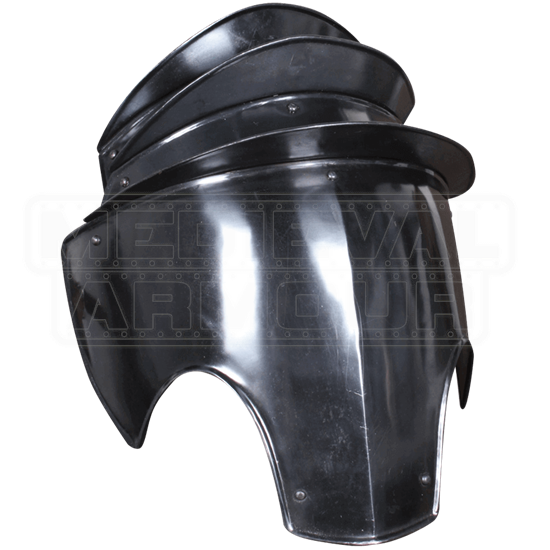 Seraphim Darkened Steel Spaulders - MY100241 by Medieval Armour ...