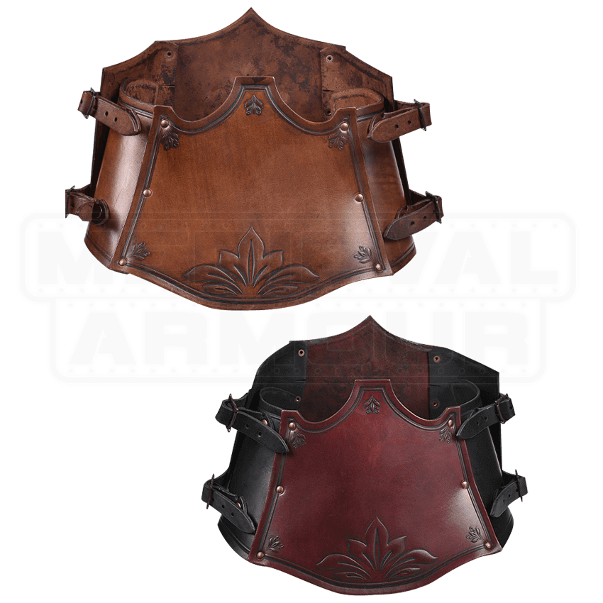 Floral Isolde Leather Bodice- MY100413 by Medieval Armour, Leather ...
