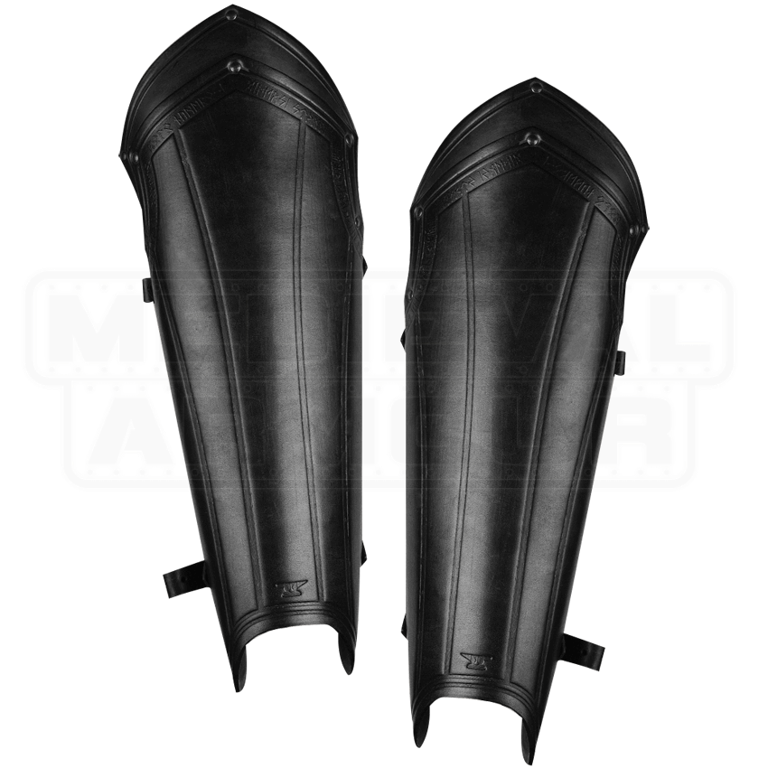 Torson Leather Greaves - MY100589 by Medieval Armour, Leather Armour ...