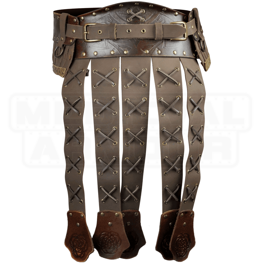 Odomar Viking Leather Belt - RT-244 by Medieval Armour, Leather Armour ...