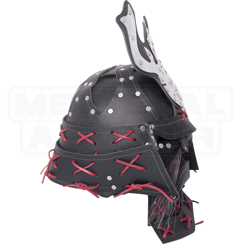 Leather Samurai Helm - RT-225 by Medieval Armour, Leather Armour, Steel ...