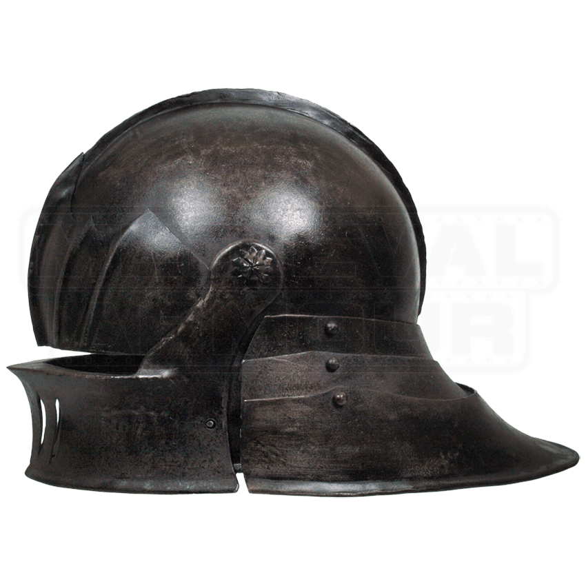 Gothic Sallet Helmet - Dark Metal Finish - MCI-2422 by Medieval Armour ...