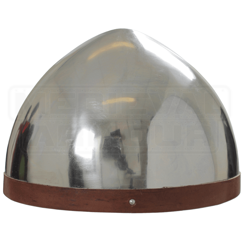 Ready For Battle Helmet - Steel - MCI-2434 by Medieval Armour, Leather ...