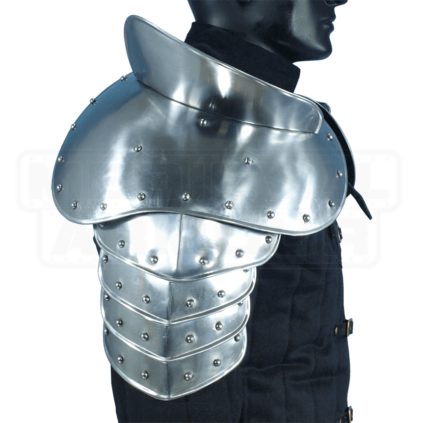 Large Warrior Pauldrons with Sword Breakers - MCI-2558 by Medieval ...