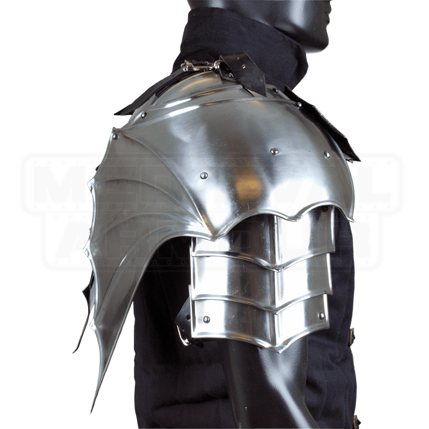 Gothic Gorget with Pauldrons - MCI-2561 by Medieval Armour, Leather ...