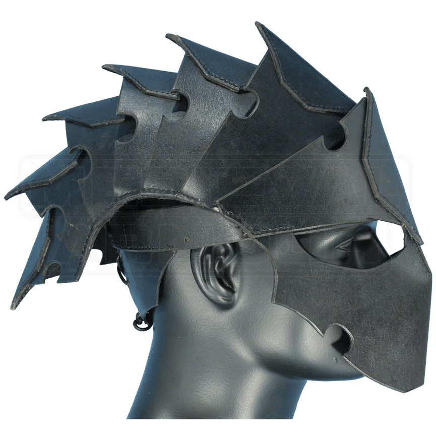 Assassins Leather Helmet - MCI-2730 by Medieval Armour, Leather Armour ...