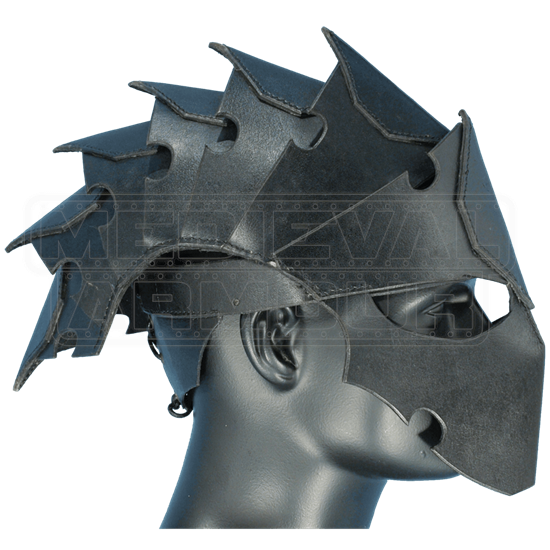 Assassins Leather Helmet - MCI-2730 by Medieval Armour, Leather Armour ...