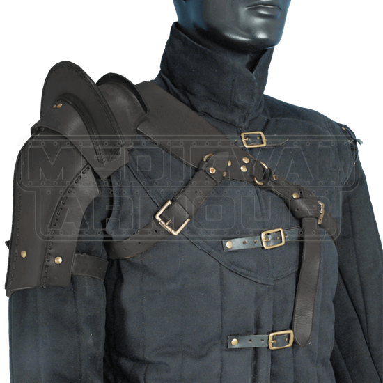 Warriors Single Pauldron - MCI-2741 by Medieval Armour, Leather Armour ...