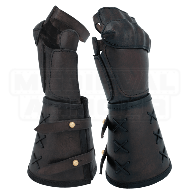 Single Leather Gauntlet - MCI-2742 by Medieval Armour, Leather Armour ...