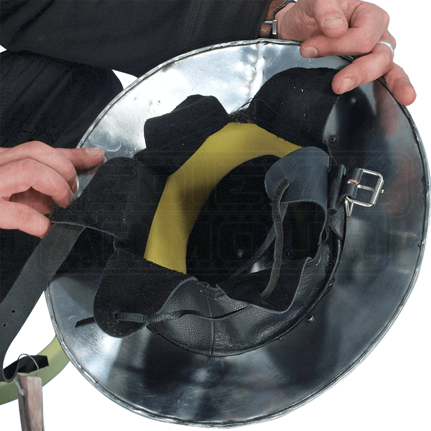 Kettle Hat Helmet - MCI-3032 by Medieval Armour, Leather Armour, Steel ...