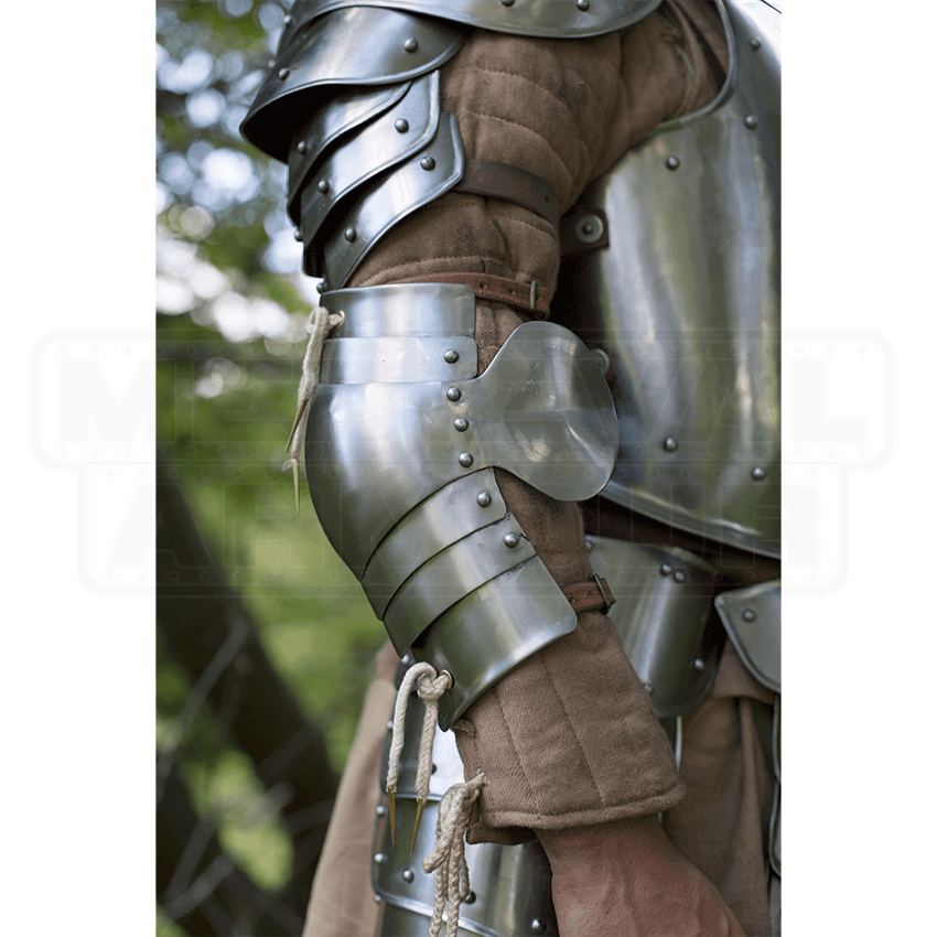 Imperial Floating Elbows - Steel Finish - MCI-3107 by Medieval Armour ...