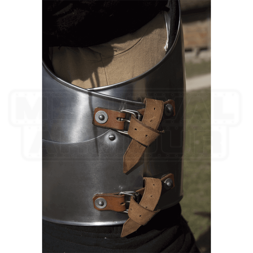 Polished Steel Milanese Armour - MCI-3175 by Medieval Armour, Leather ...