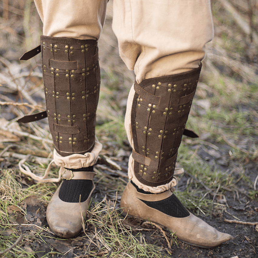 RFB Fighter Greaves - MCI-3195 by Medieval Armour, Leather Armour ...