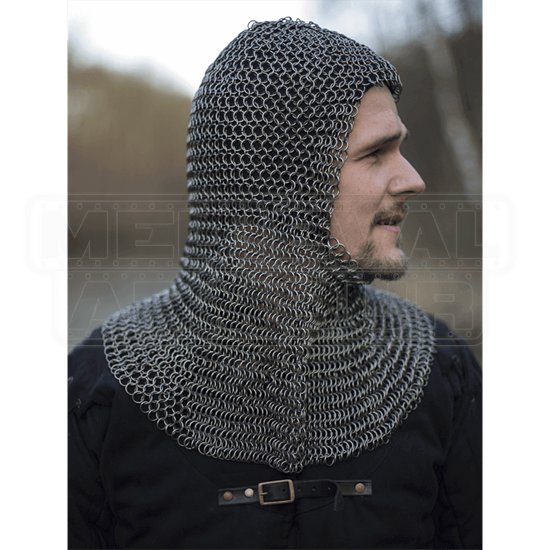 Alaric Chainmail Hood - MCI-3218 by Medieval Armour, Leather Armour ...