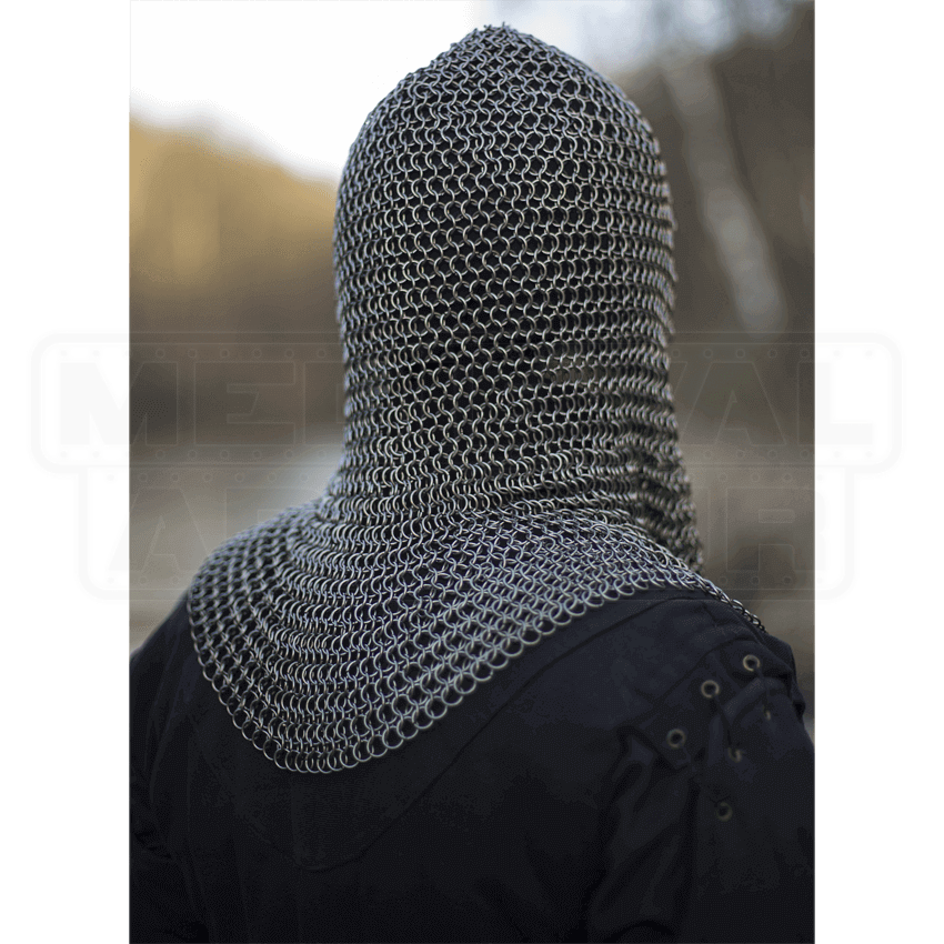 Alaric Chainmail Hood - MCI-3218 by Medieval Armour, Leather Armour ...