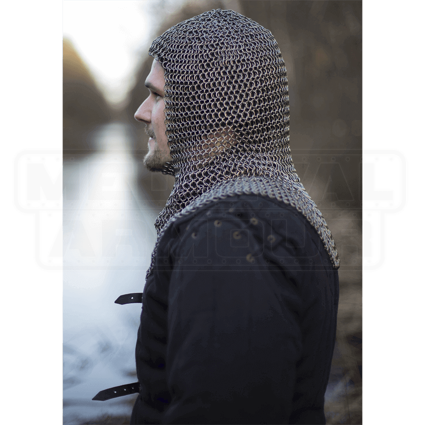Alaric Chainmail Hood - MCI-3218 by Medieval Armour, Leather Armour ...