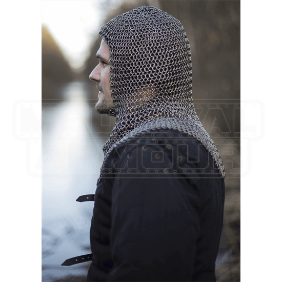 Alaric Chainmail Hood - MCI-3218 by Medieval Armour, Leather Armour ...