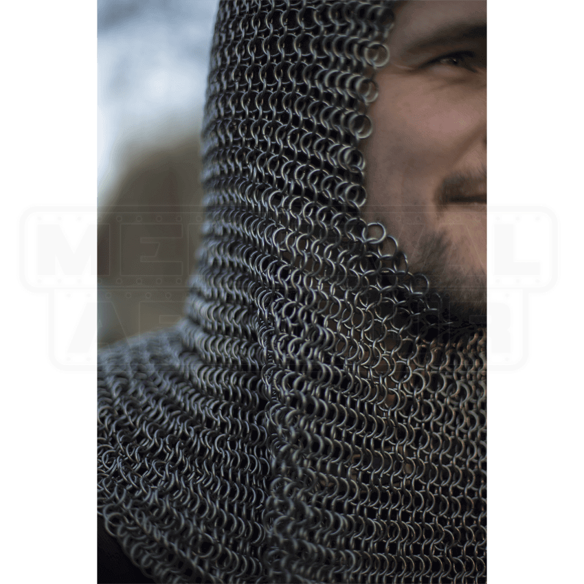 Alaric Chainmail Hood - MCI-3218 by Medieval Armour, Leather Armour ...