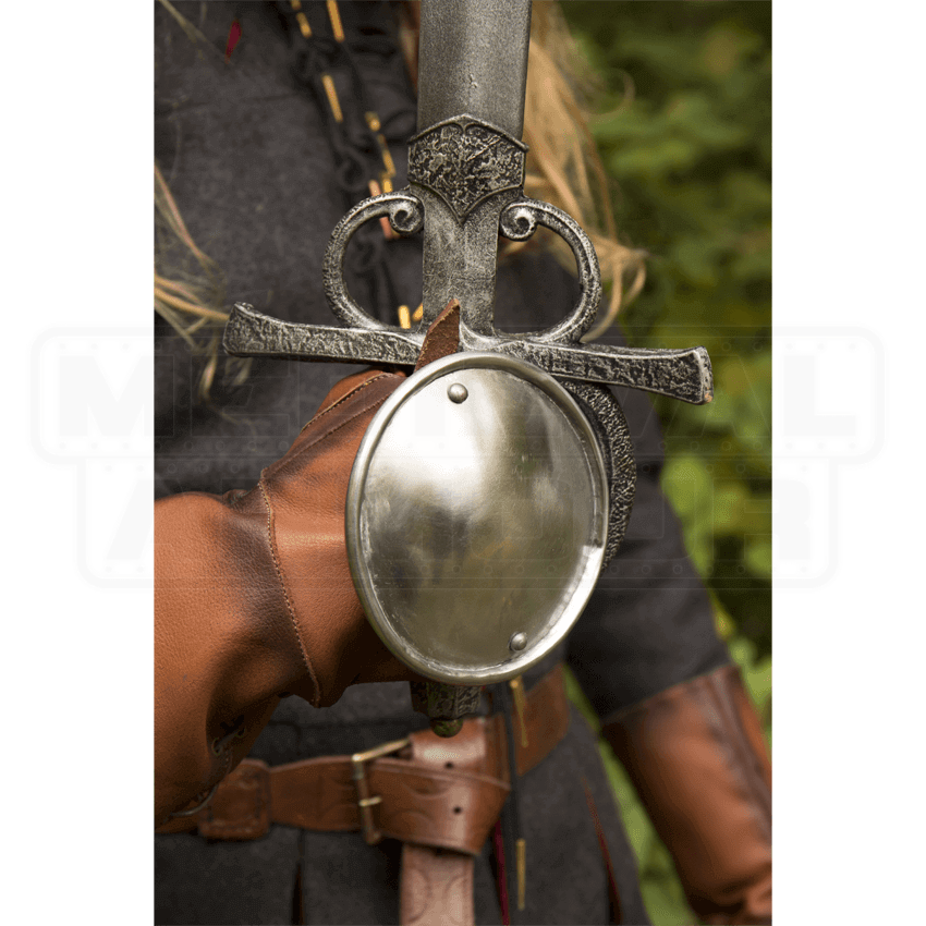 Steel Rondel Hand Protection - MCI-3304 by Medieval Armour, Leather ...