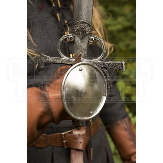 Steel Rondel Hand Protection - MCI-3304 by Medieval Armour, Leather ...