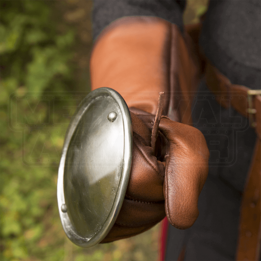 Steel Rondel Hand Protection - MCI-3304 by Medieval Armour, Leather ...