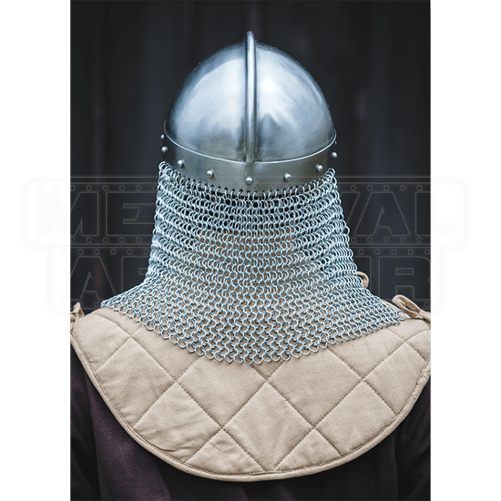Raven Helmet - Polished Steel - MCI-3351 by Medieval Armour, Leather ...