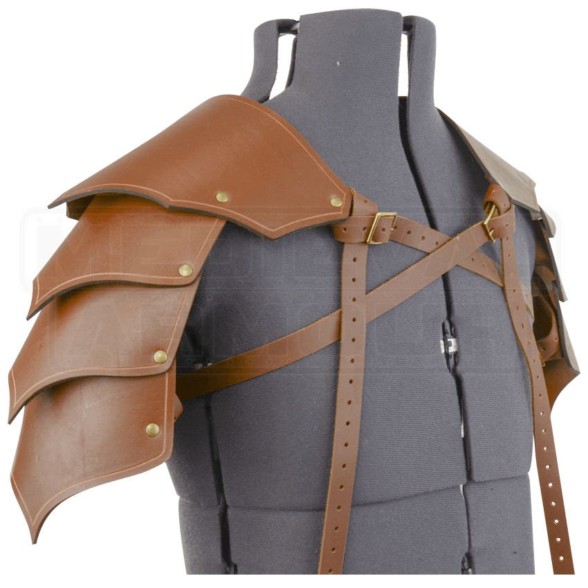 Dragon Rider Spaulders - DK5110 by Medieval Armour, Leather Armour ...