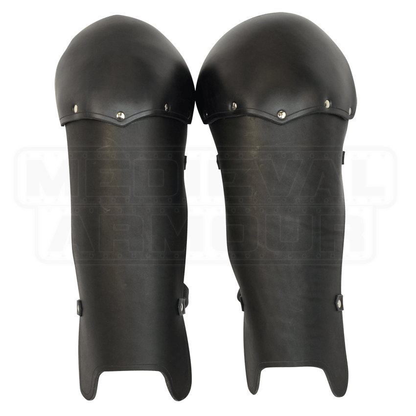 Molded Leather Greaves - DK5202 by Medieval Armour, Leather Armour ...