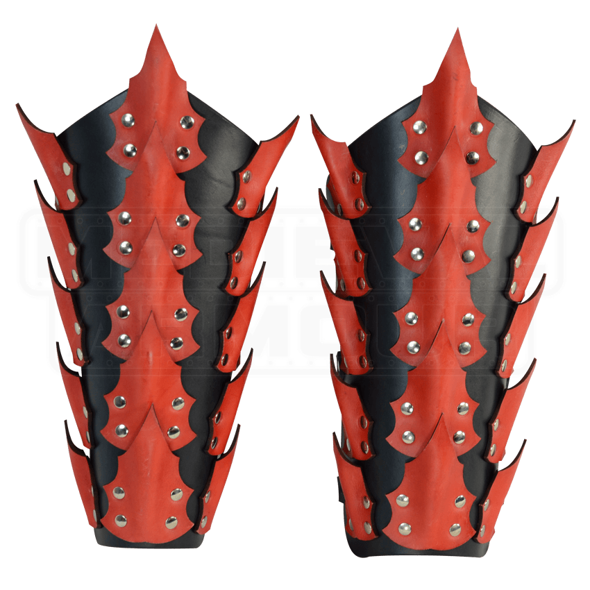 Dragon King Greaves - DK5208 by Medieval Armour, Leather Armour, Steel ...