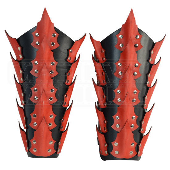 Dragon King Greaves - DK5208 by Medieval Armour, Leather Armour, Steel ...