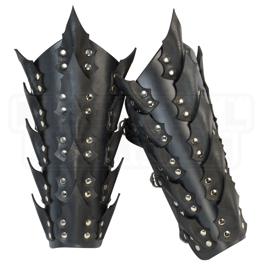 Dragon King Greaves - DK5208 by Medieval Armour, Leather Armour, Steel ...