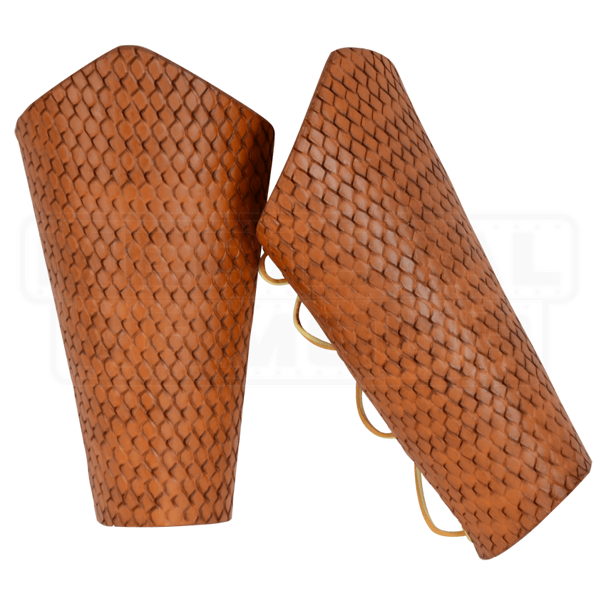 Dragon Scale Arm Bracers - DK6002 by Medieval Armour, Leather Armour ...