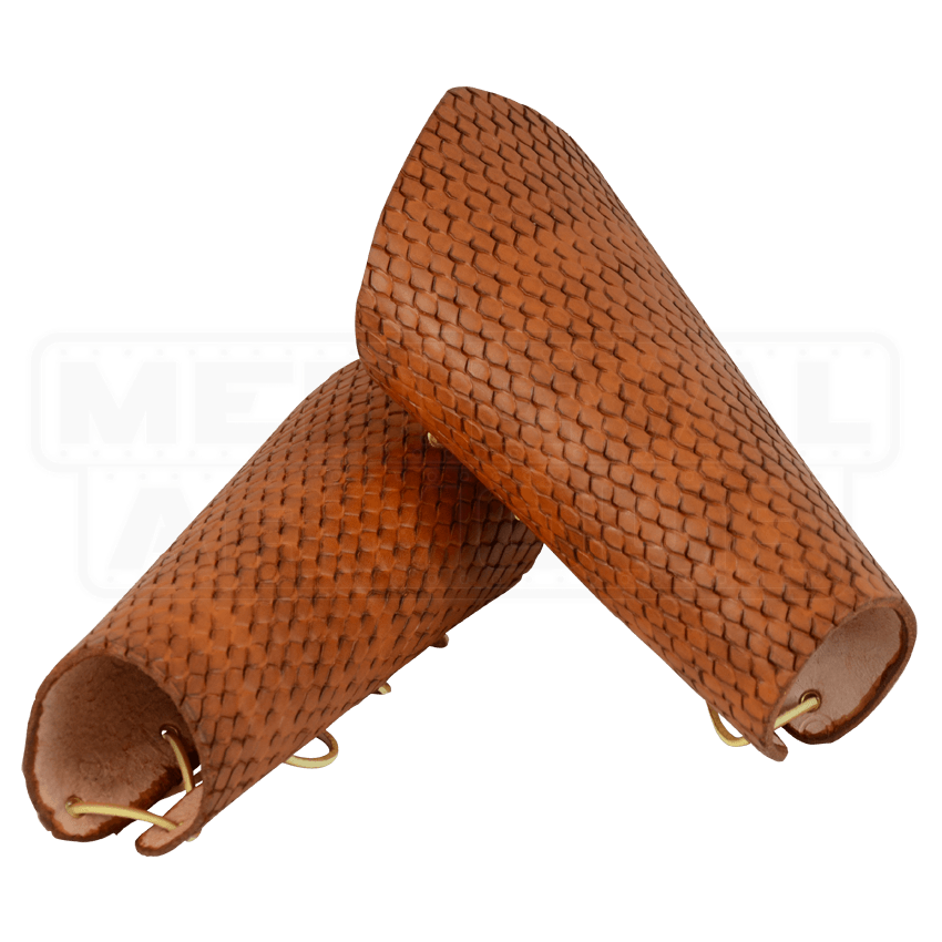 Dragon Scale Arm Bracers - DK6002 by Medieval Armour, Leather Armour ...