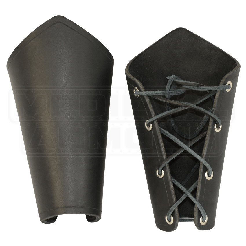 Plain Leather Arm Bracers - DK6006 by Medieval Armour, Leather Armour ...