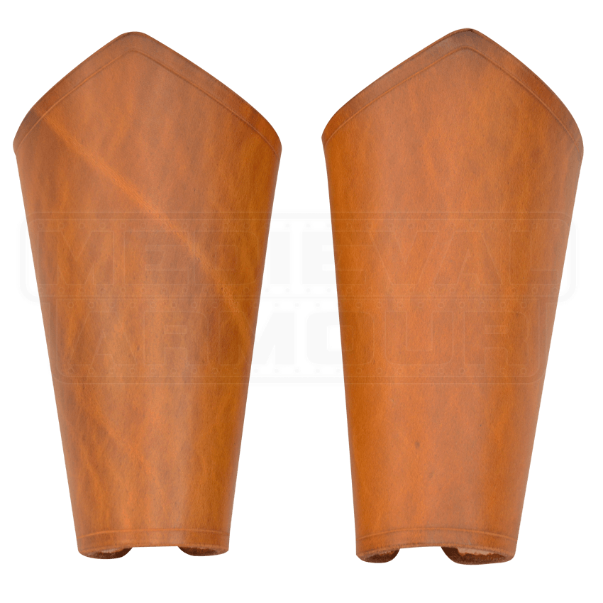 Plain Leather Arm Bracers - DK6006 by Medieval Armour, Leather Armour ...
