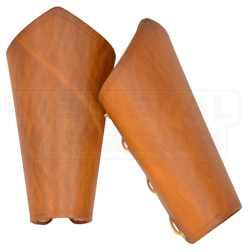 Plain Leather Arm Bracers - DK6006 by Medieval Armour, Leather Armour ...